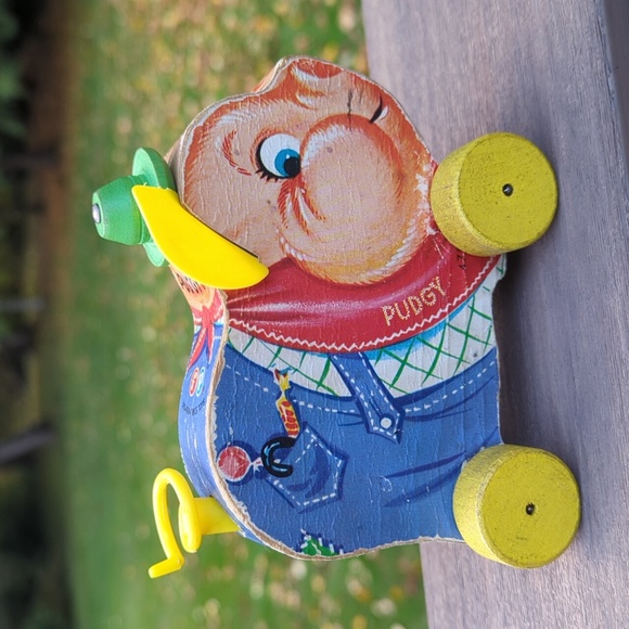 Fisher-Price | Toys | Vintage 96s Fisher Price Pudgy Pig Toy | Poshmark